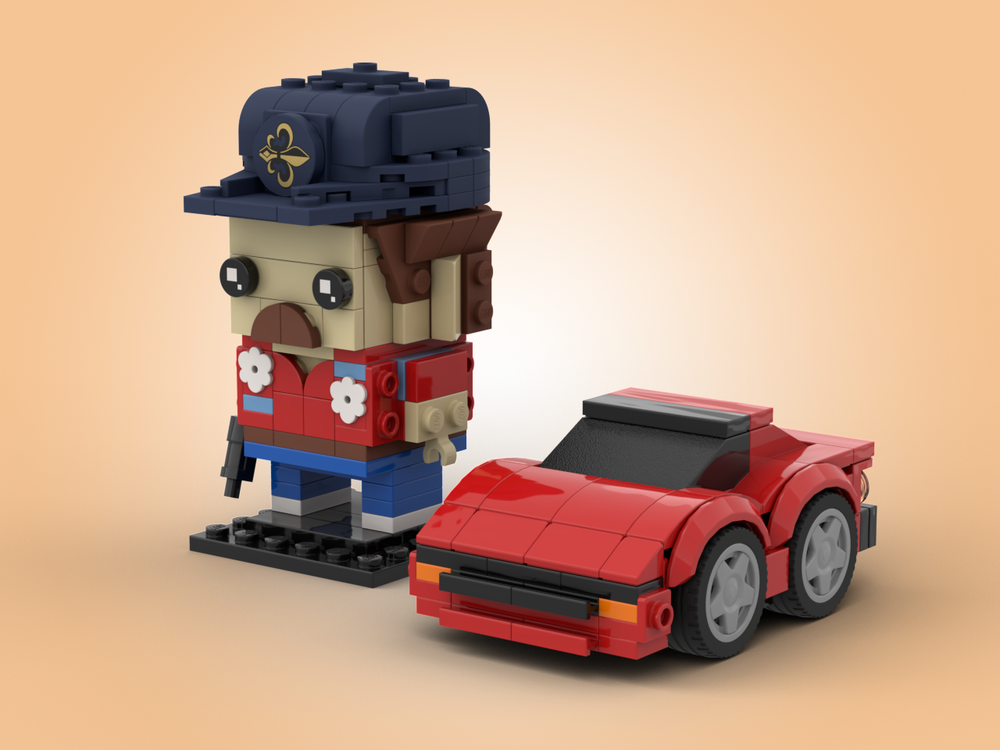 LEGO MOC Magnum + Ferrari 308 GTS by abracada_brick | Rebrickable ...