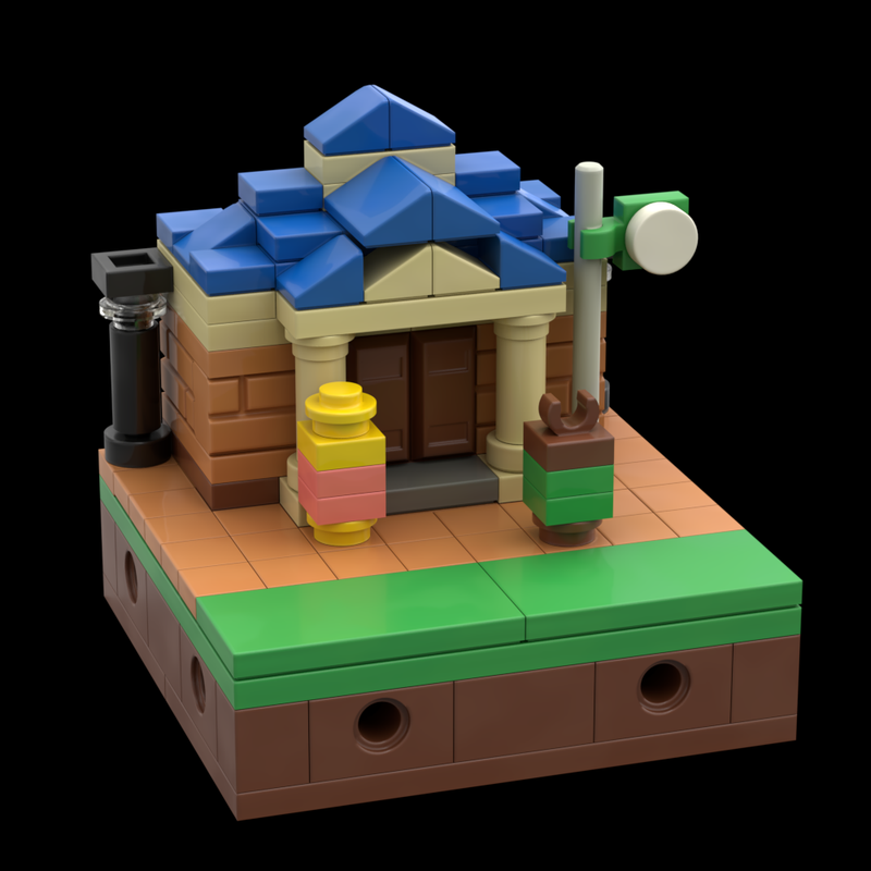 LEGO MOC Mini Animal Crossing Tile Town Hall by tacotaco64™️ ...