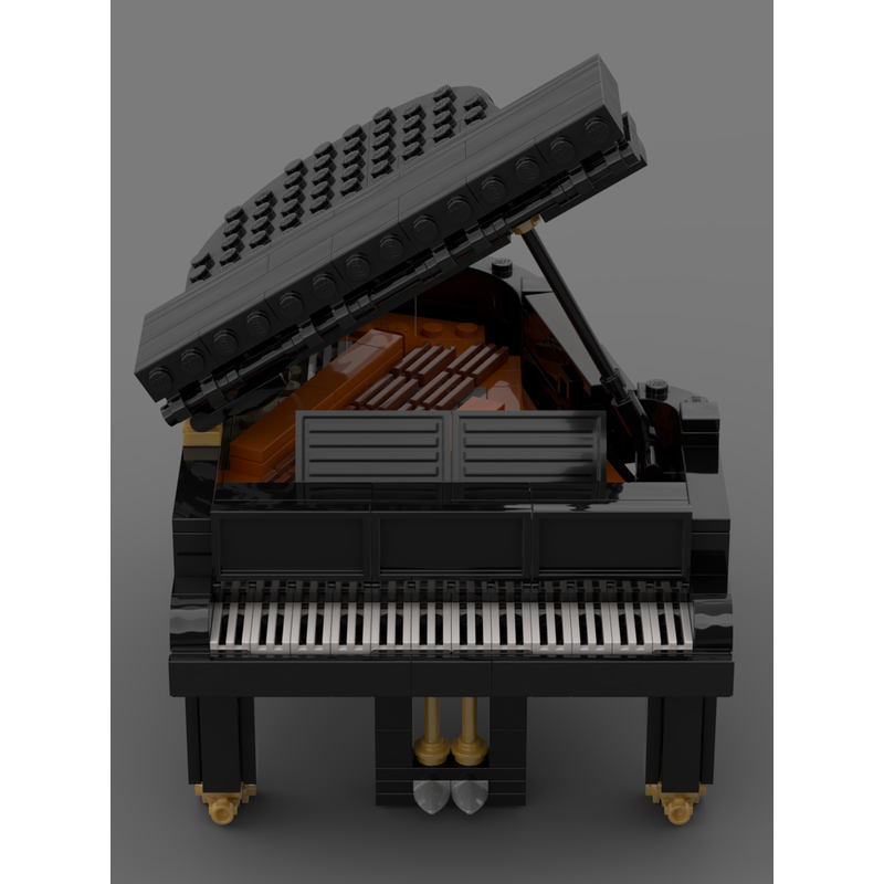 LEGO MOC Grand Piano by Keizer | Rebrickable - Build with LEGO
