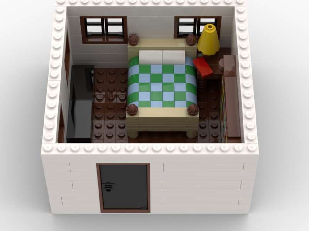 LEGO MOC Bedroom by WaldheimBoys | Rebrickable - Build with LEGO