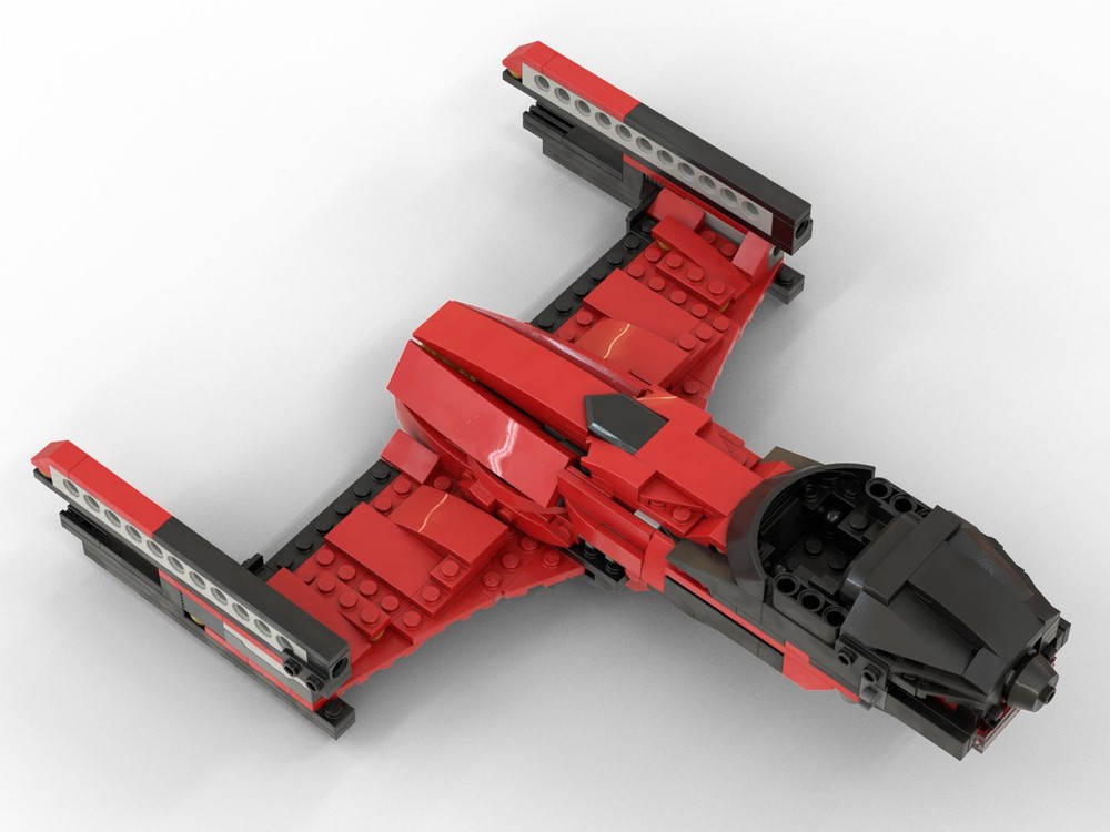 Lego Moc 71737 Shin Hatis Starfighter By Cubeworrier Rebrickable