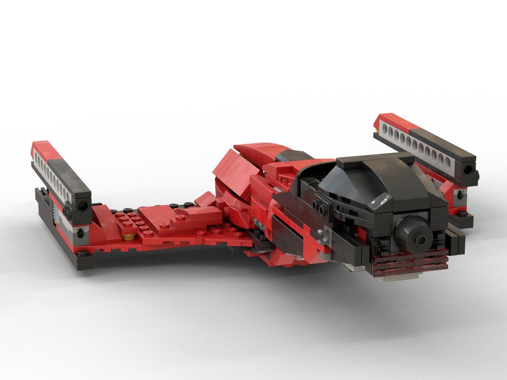 Lego Moc 71737 Shin Hatis Starfighter By Cubeworrier Rebrickable