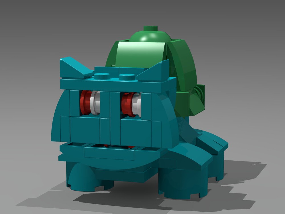 LEGO MOC Bulbasaur by Areivien | Rebrickable - Build with LEGO