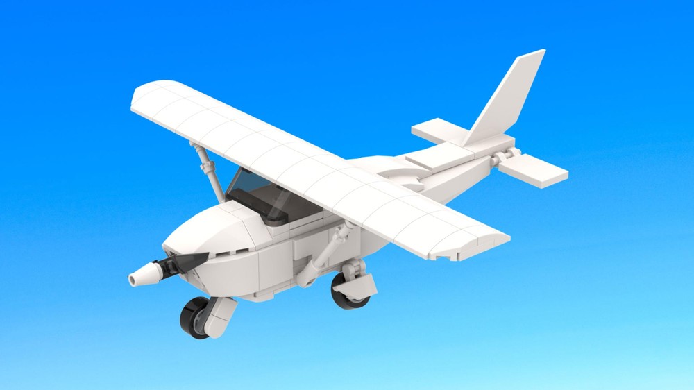 LEGO MOC Propeller plane - Cessna 172 Skyhawk by felix.rebricks ...