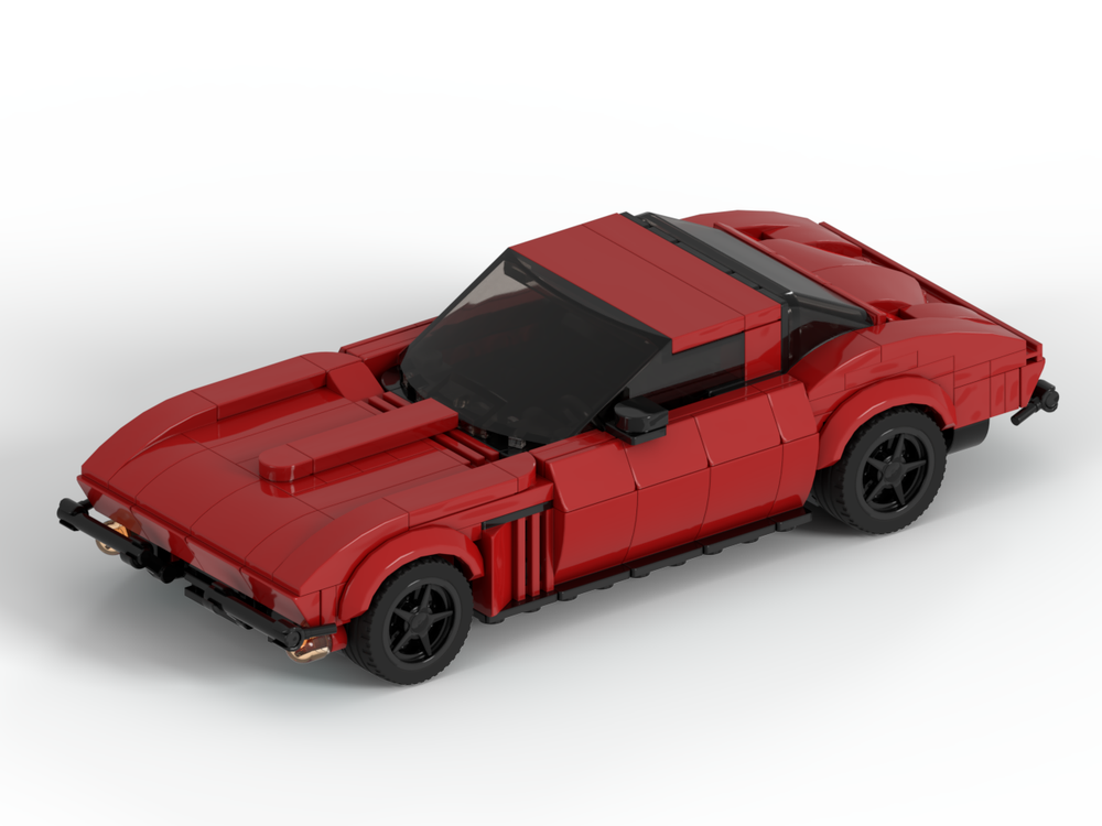 LEGO MOC Corvette C2 Stingray by Linse | Rebrickable - Build with LEGO