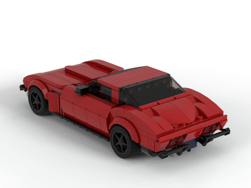 Lego Moc Corvette C2 Stingray By Linse Rebrickable Build With Lego