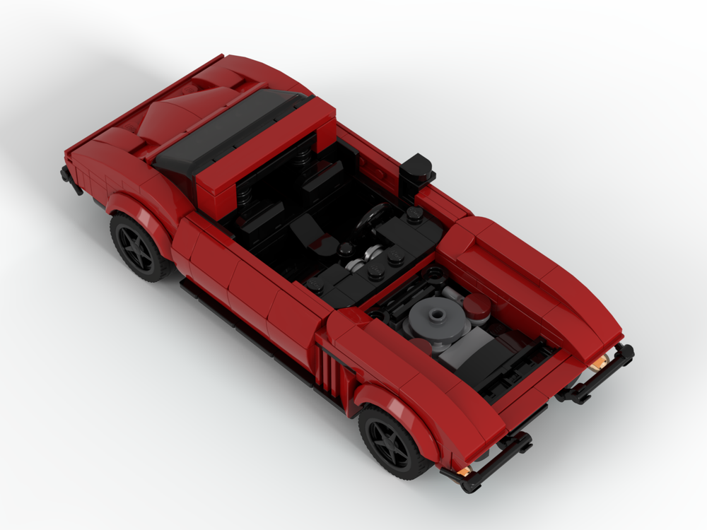 Lego Moc Corvette C2 Stingray By Linse Rebrickable Build With Lego
