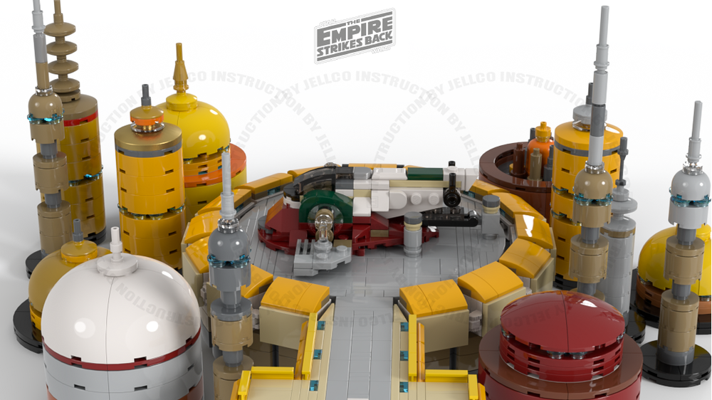 Lego Moc Micro Diorama Bespin By Jellco Rebrickable Build With Lego