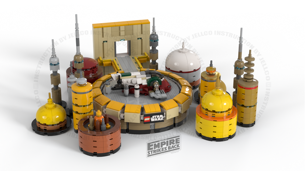 LEGO MOC Micro Diorama : BESPIN by jellco | Rebrickable - Build with LEGO