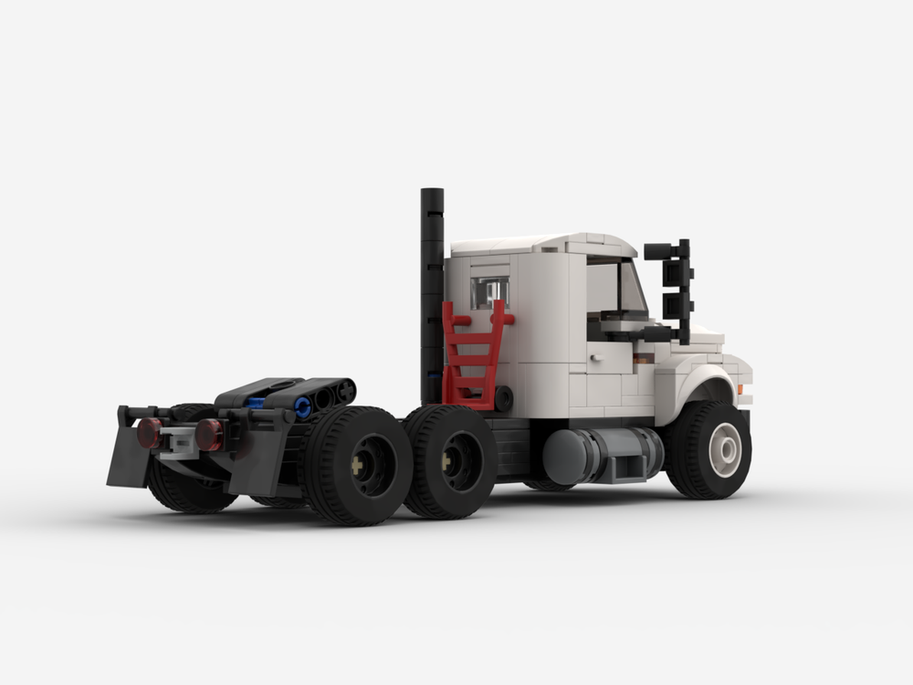 Lego Moc 90s International 7100 Semi Truck By Owstin Rebrickable