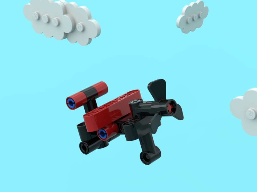 LEGO MOC mini plane by Legojuulyt | Rebrickable - Build with LEGO