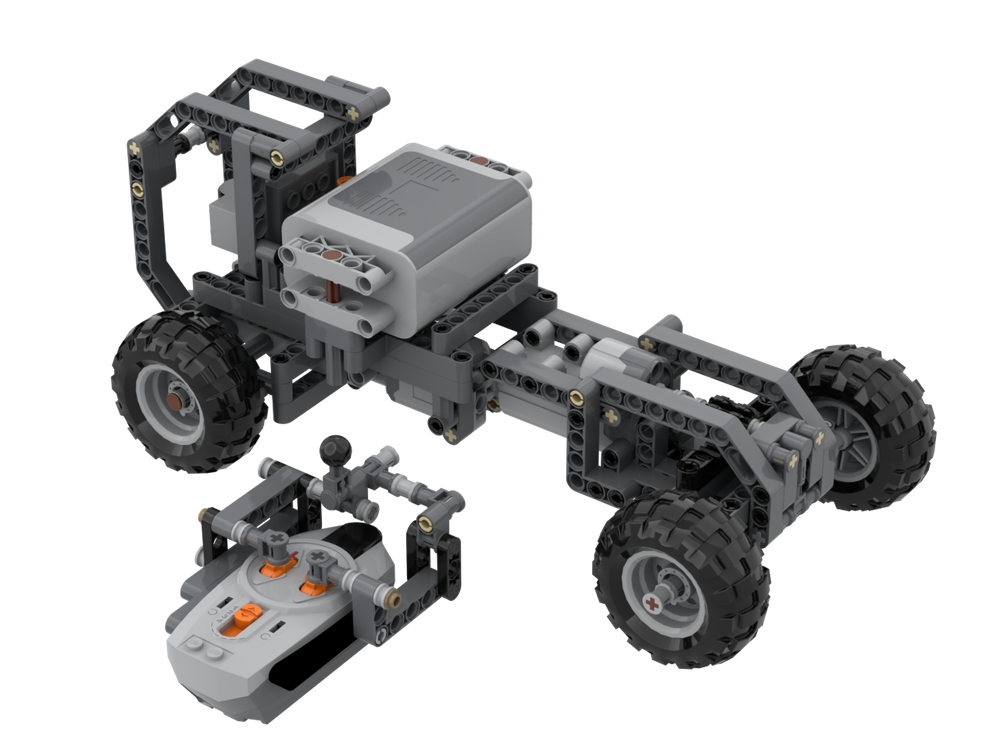 LEGO MOC Sturdy, Simple and Cheap RC Car by woodwarden | Rebrickable ...