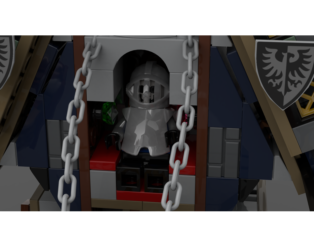 Lego Moc Walking Castle By Ericnunya Rebrickable Build With Lego