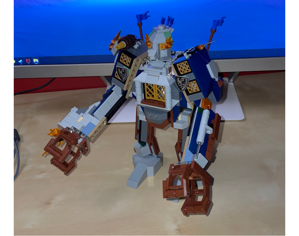 Lego Moc Walking Castle By Ericnunya Rebrickable Build With Lego