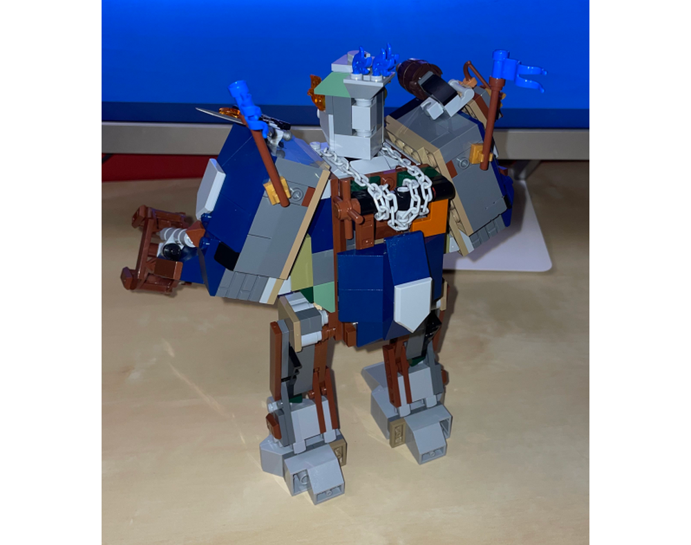Lego Moc Walking Castle By Ericnunya Rebrickable Build With Lego