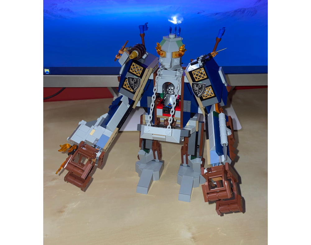 Lego Moc Walking Castle By Ericnunya Rebrickable Build With Lego