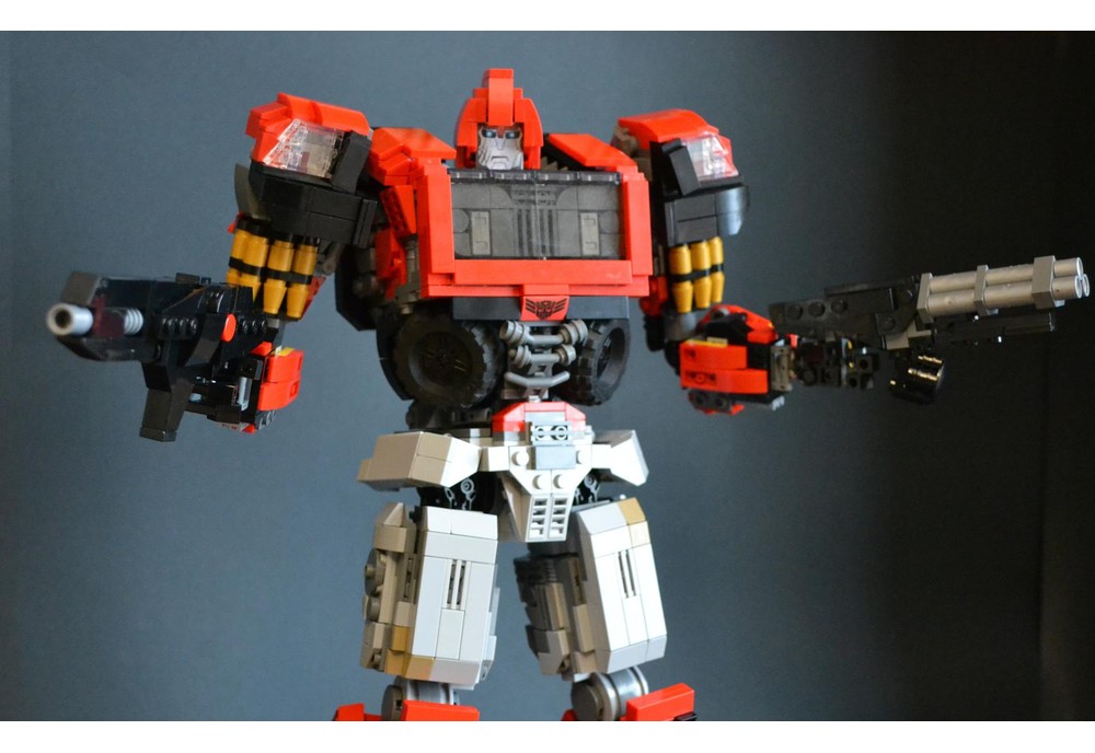 Lego Moc Ironhide Transformers By Blazemocs Rebrickable Build