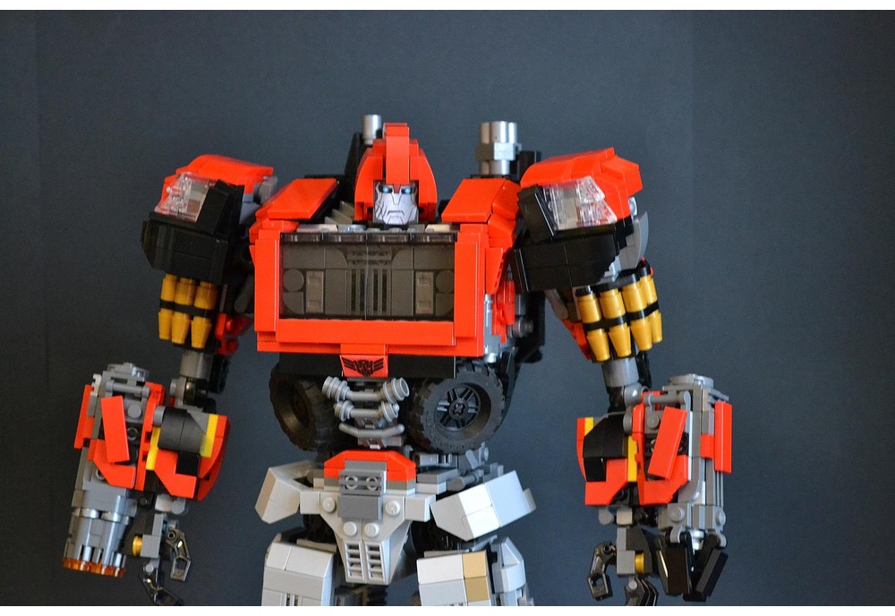 Lego Moc Ironhide Transformers By Blazemocs Rebrickable Build
