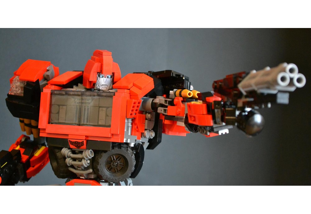 Lego Moc Ironhide Transformers By Blazemocs Rebrickable Build