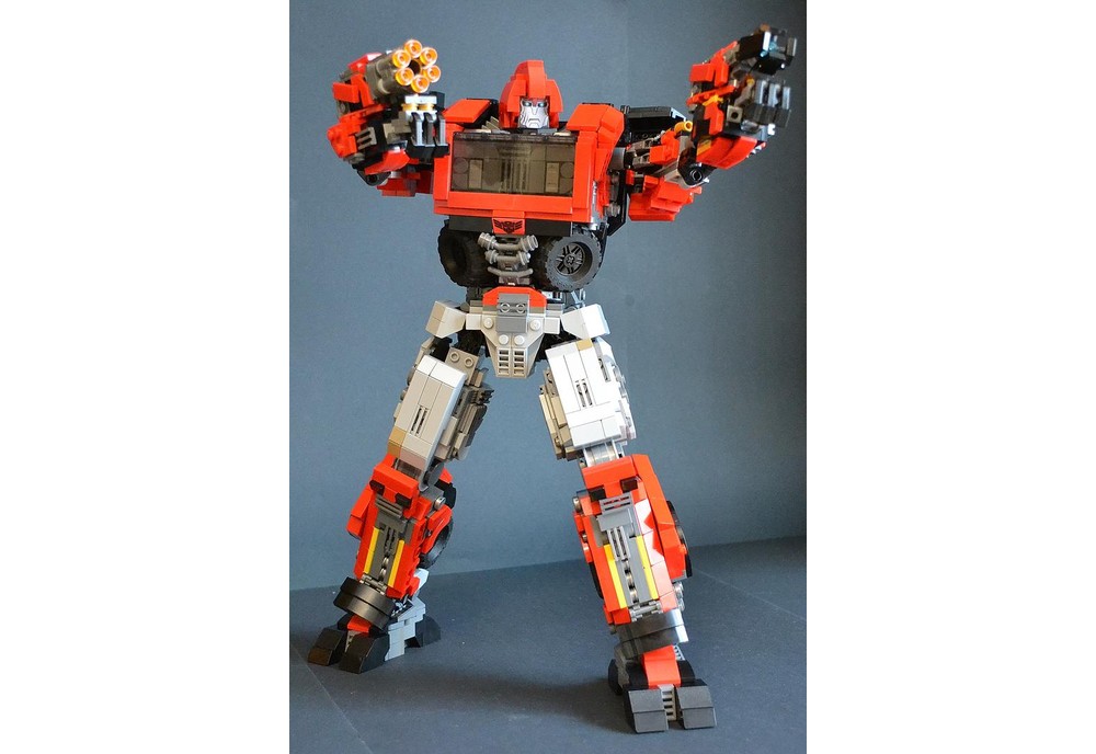 Lego Moc Ironhide Transformers By Blazemocs Rebrickable Build