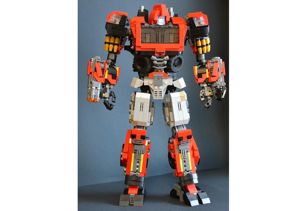 Lego Moc Ironhide Transformers By Blazemocs Rebrickable Build