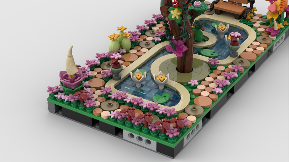 Lego Moc Botanical Park By Bergebricks Rebrickable Build With Lego
