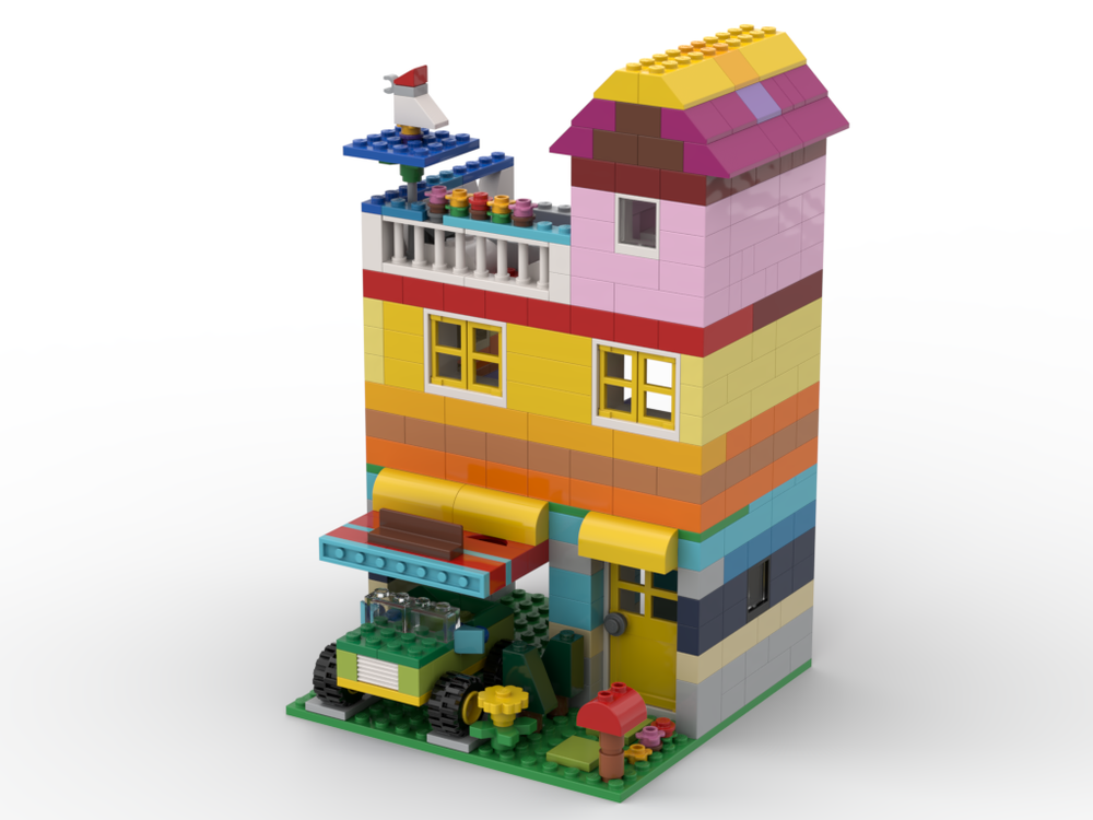 LEGO MOC 10698 - House with Garage and swimming pool by ChiLegGodt ...