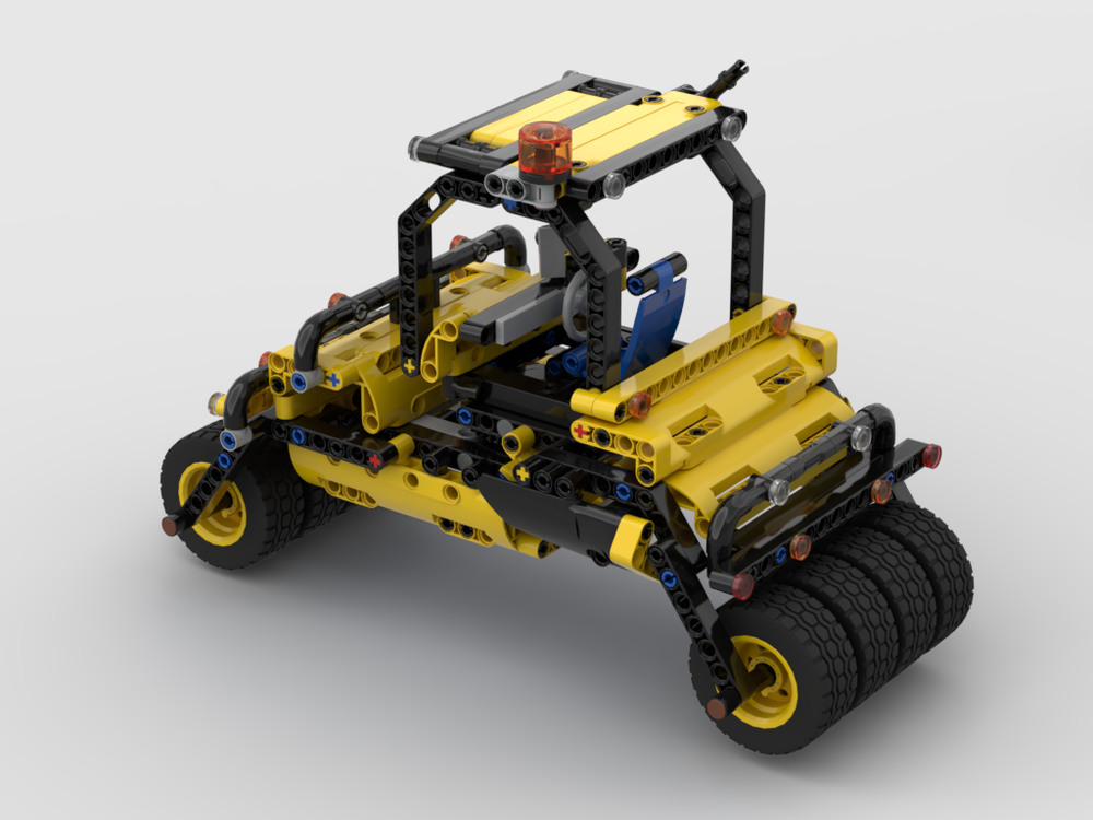 LEGO MOC caterpillar asphalt roller by Reinard | Rebrickable - Build ...
