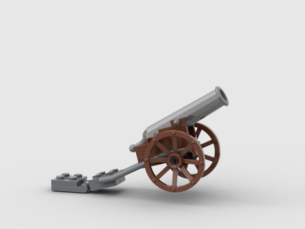 LEGO MOC Canon de 12 Gribeauval by Geo78 | Rebrickable - Build with LEGO