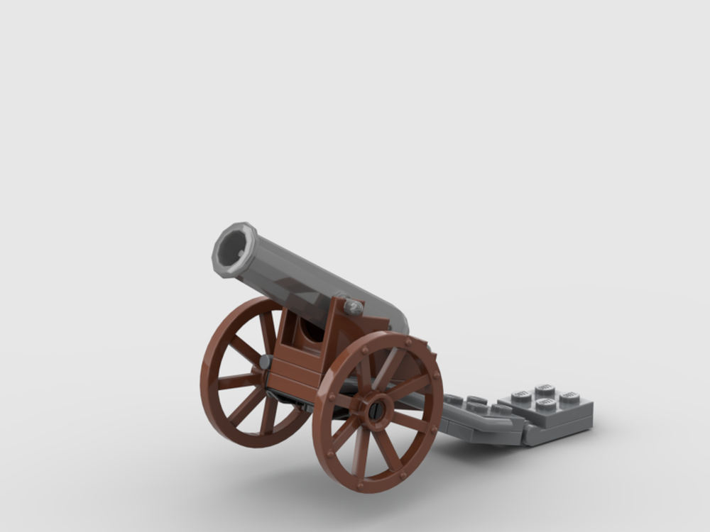 LEGO MOC Canon de 12 Gribeauval by Geo78 | Rebrickable - Build with LEGO