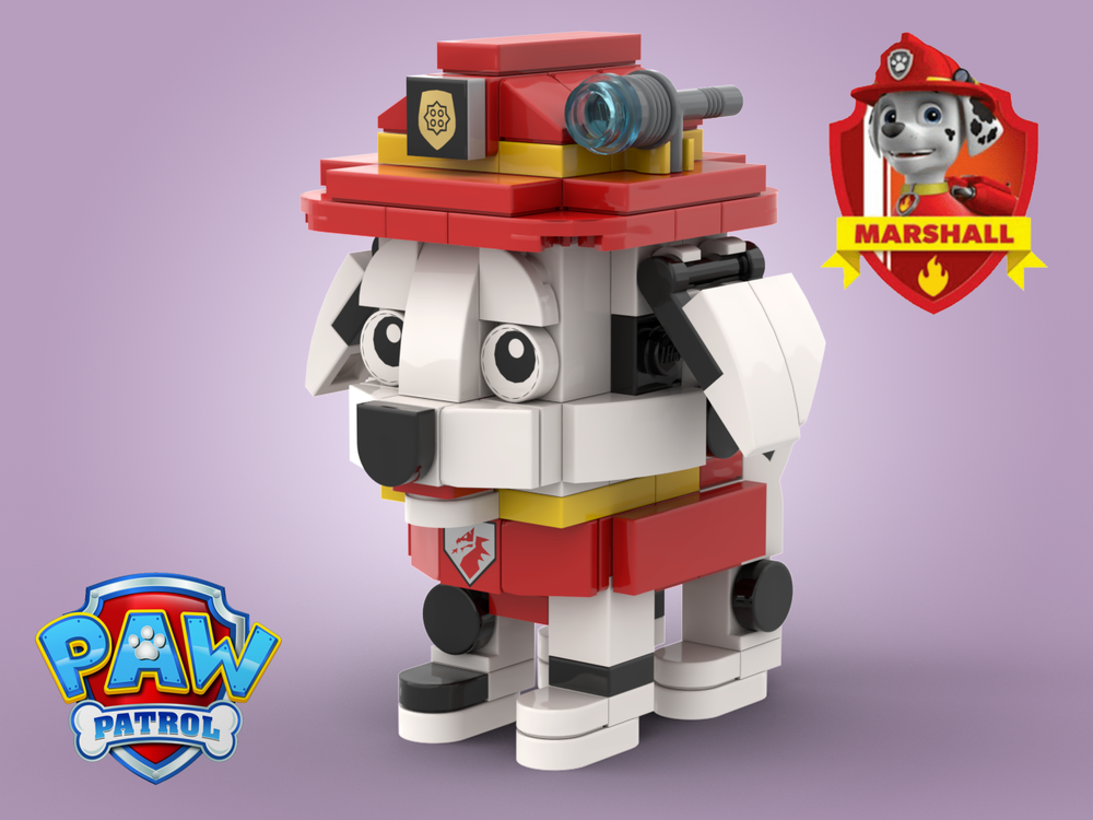LEGO MOC Marshall (Paw Patrol) by abracada_brick | Rebrickable - Build ...