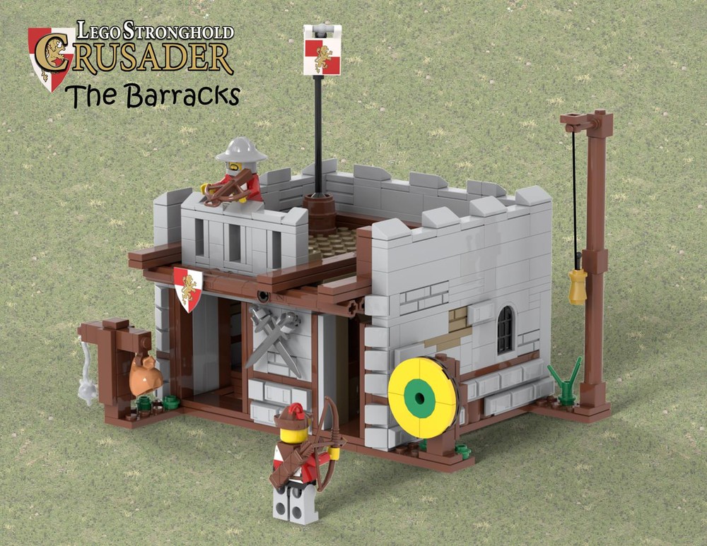 LEGO MOC Stronghold Barracks by Legocionado | Rebrickable - Build with LEGO