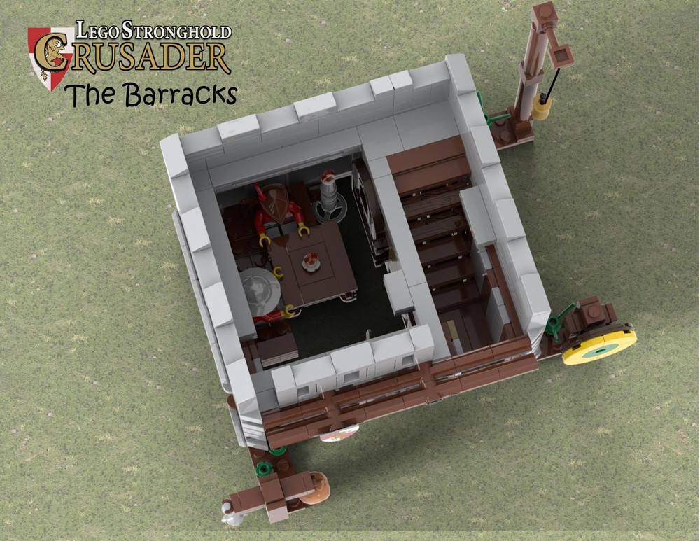 LEGO MOC Stronghold Barracks by Legocionado | Rebrickable - Build with LEGO