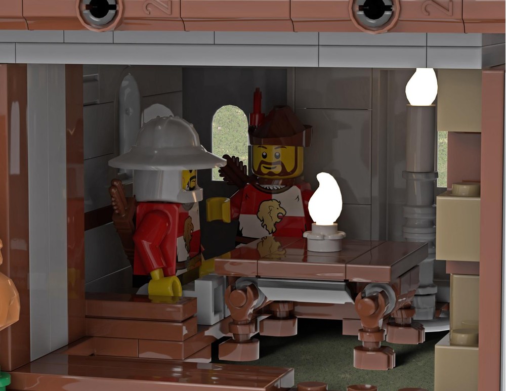 Lego Moc Stronghold Barracks By Legocionado Rebrickable Build With Lego