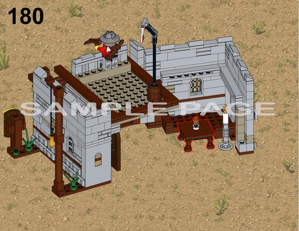 Lego Moc Stronghold Barracks By Legocionado Rebrickable Build With Lego