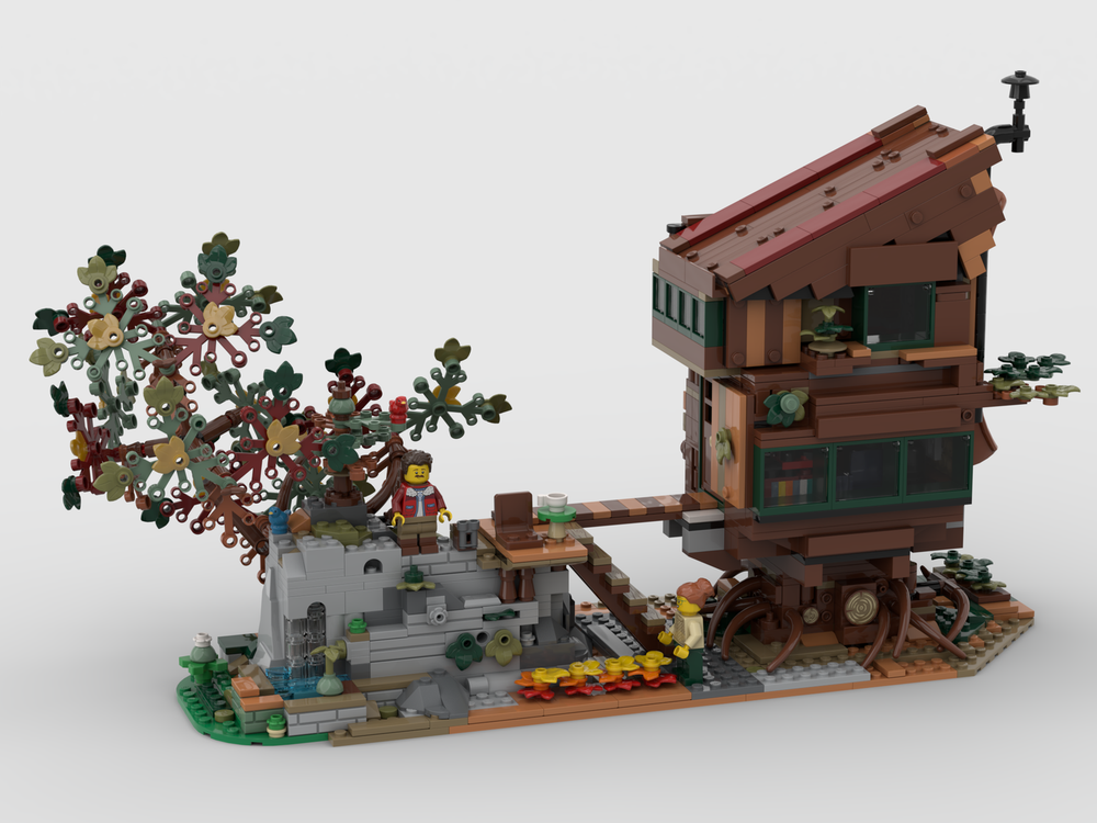 LEGO MOC Cosy Cabin - A Log Cabin For Two by deesot | Rebrickable ...