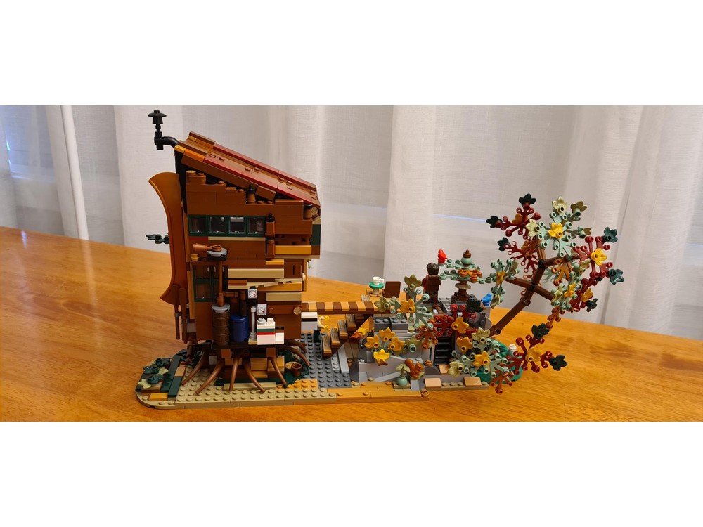Lego Moc Cosy Cabin A Log Cabin For Two By Deesot Rebrickable