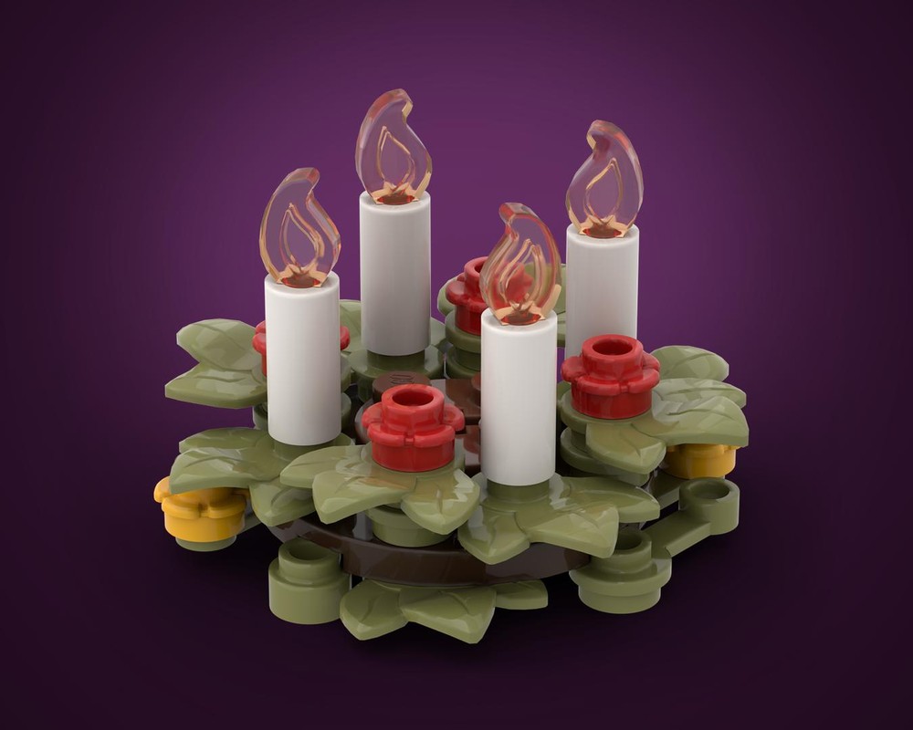 LEGO MOC Advent Wreath by Balage64 | Rebrickable - Build with LEGO