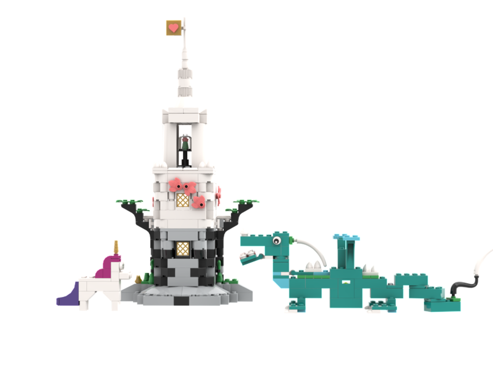 LEGO MOC Princess's Tower by melisand | Rebrickable - Build with LEGO