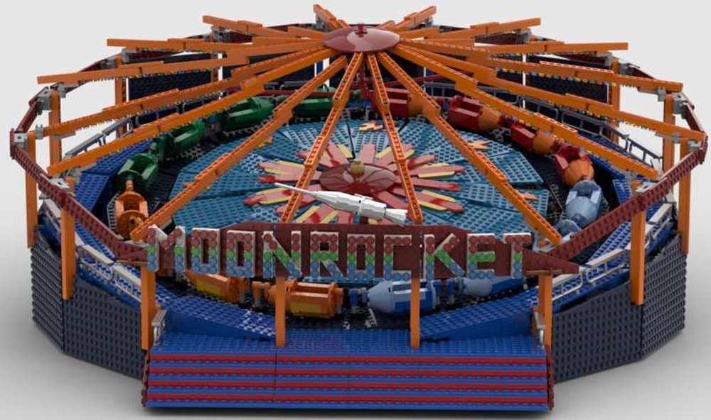 LEGO MOC Moonrocket Fairground ride by Gdale | Rebrickable - Build with ...
