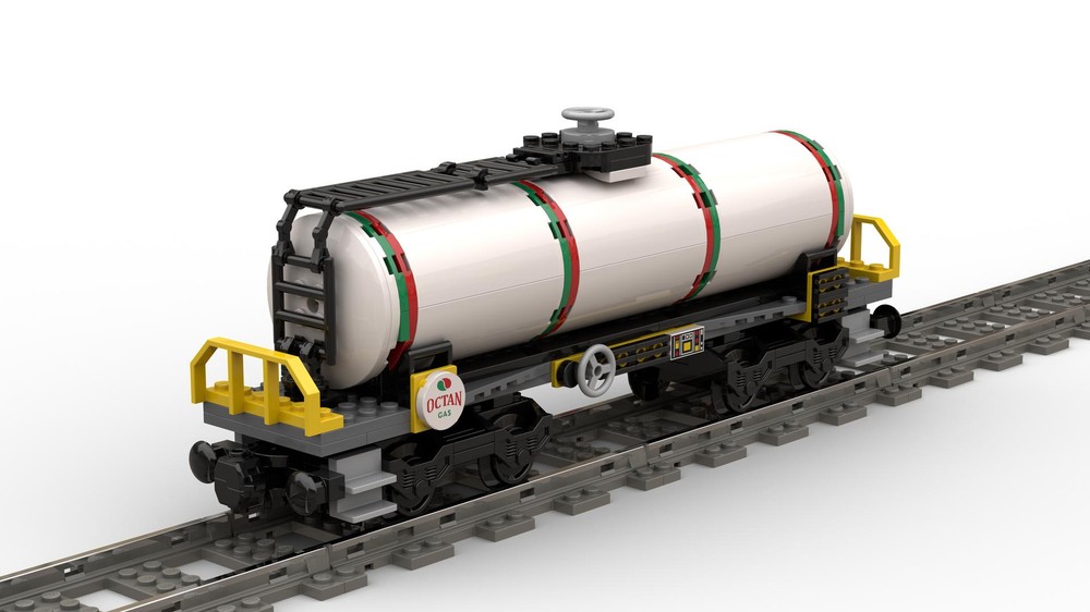 LEGO MOC Octan Tank Car by BrickFromOuterSpace | Rebrickable - Build ...
