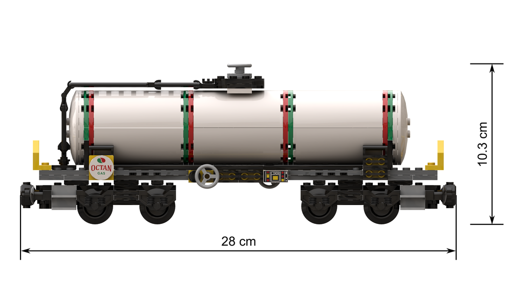 Lego Moc Octan Tank Car By Brickfromouterspace Rebrickable Build