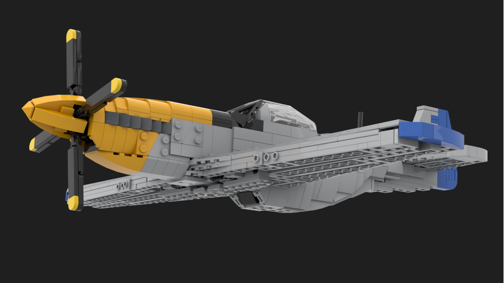 LEGO MOC North American P-51D Mustang by ILoveMilka | Rebrickable ...
