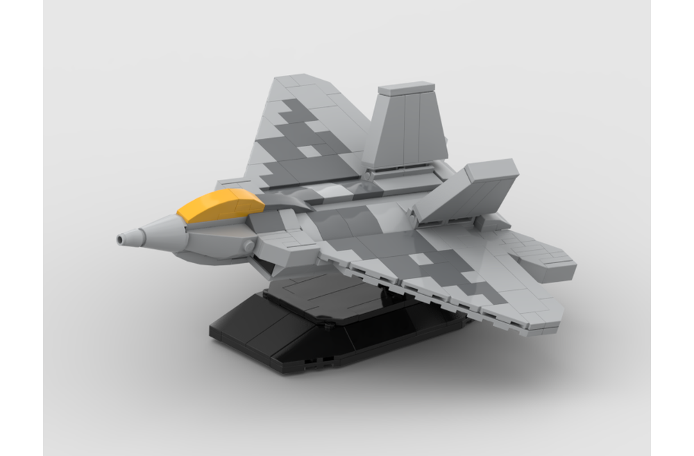 LEGO MOC Lockheed Martin F-22 Raptor by thelegowolfpack | Rebrickable ...