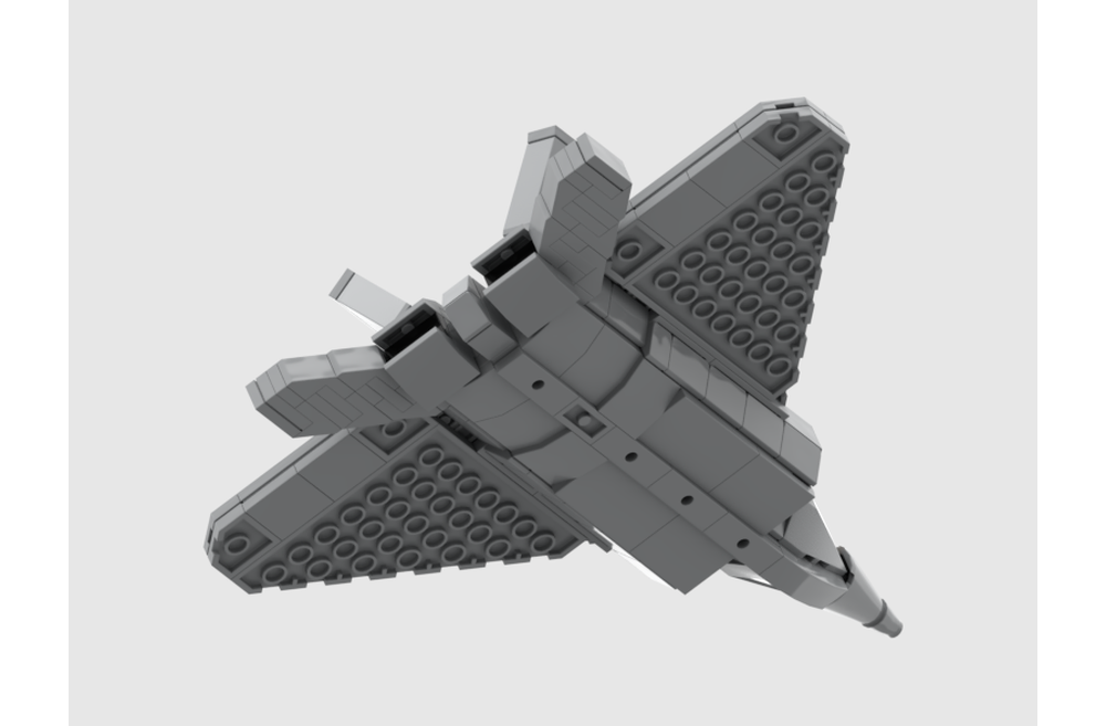 Lego Moc Lockheed Martin F 22 Raptor By Thelegowolfpack Rebrickable