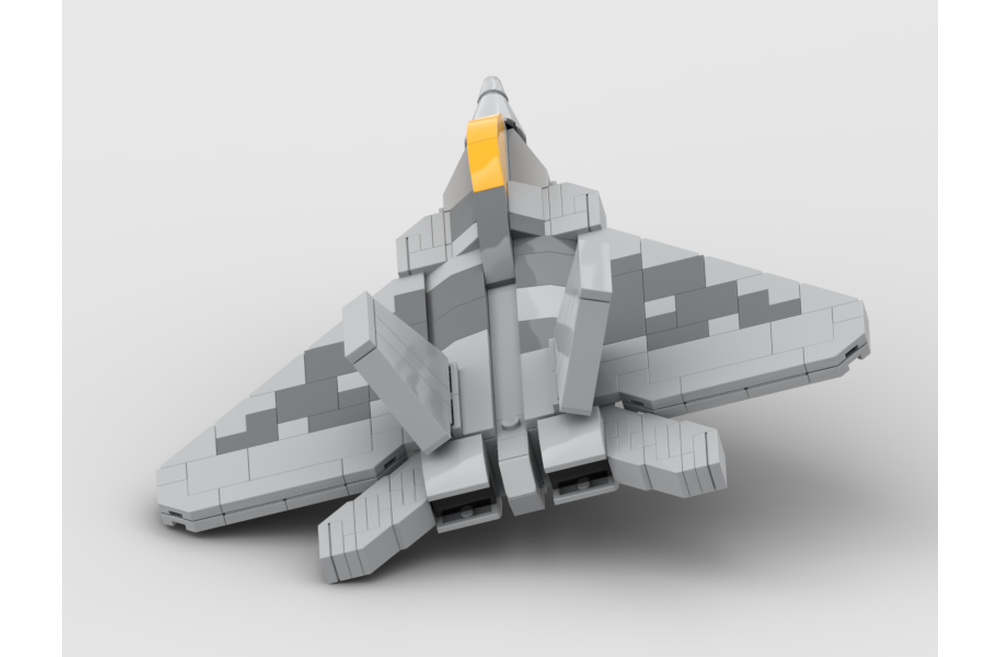 Lego Moc Lockheed Martin F 22 Raptor By Thelegowolfpack Rebrickable