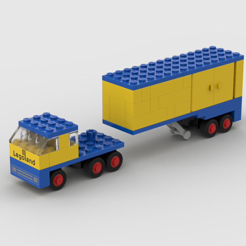 LEGO MOC Truck And Transport Trailer (1972) by pappy76 | Rebrickable ...