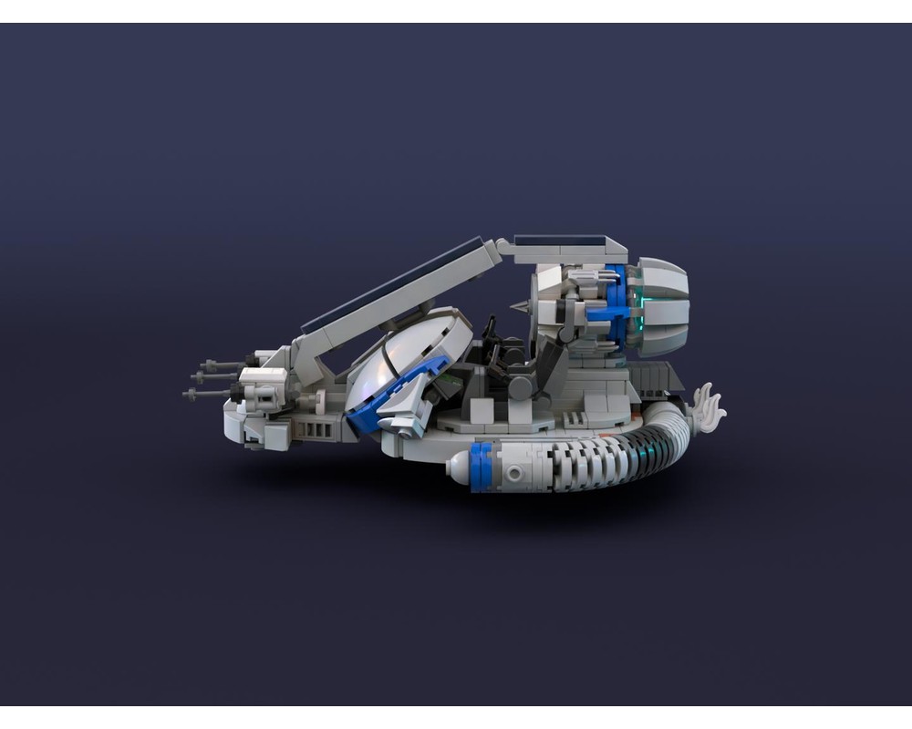 Lego Moc Swamp Speeder By Grababeerandbuildlego Rebrickable