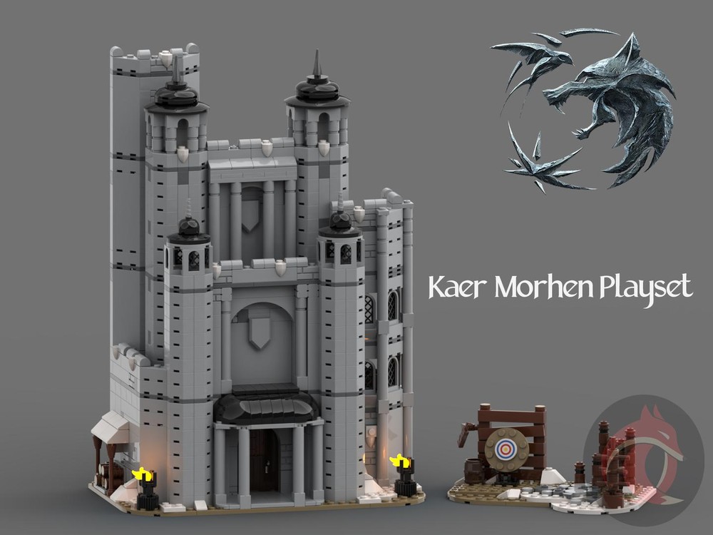 LEGO MOC The Witcher Kaer Morhen Playset by Hanilo | Rebrickable ...