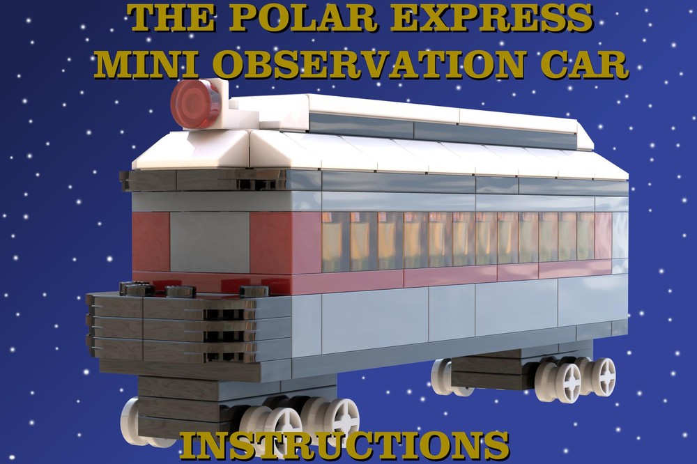 LEGO MOC Mini Polar Express Observation Car by Tweetsie12 | Rebrickable ...